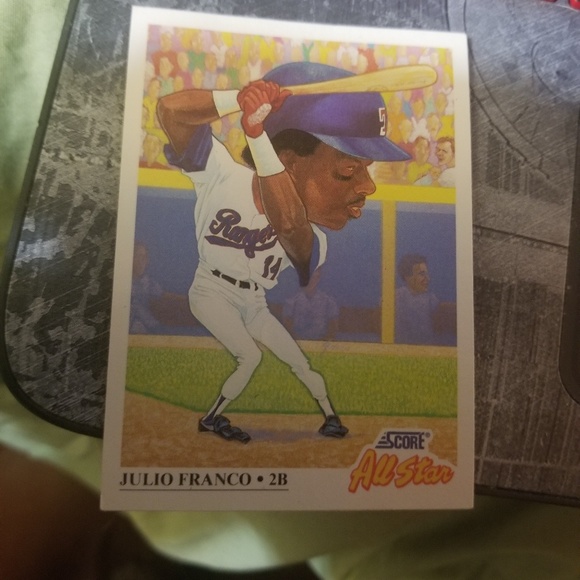 Score | Other | Julio Franco 392 991 Score Baseball Card | Poshmark